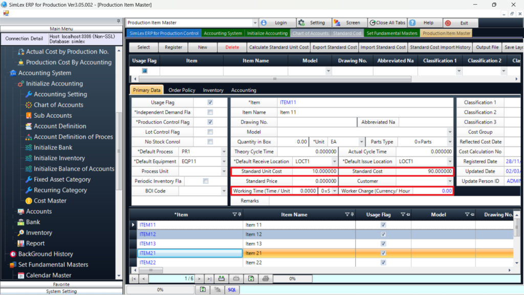Why are manufacturing costs invisible? | SimLex Business software (authorized by Thai Revenue ...