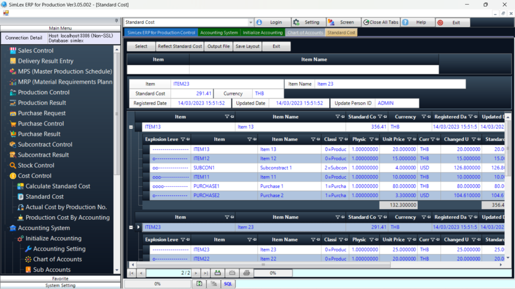 Why are manufacturing costs invisible? | SimLex Business software (authorized by Thai Revenue ...